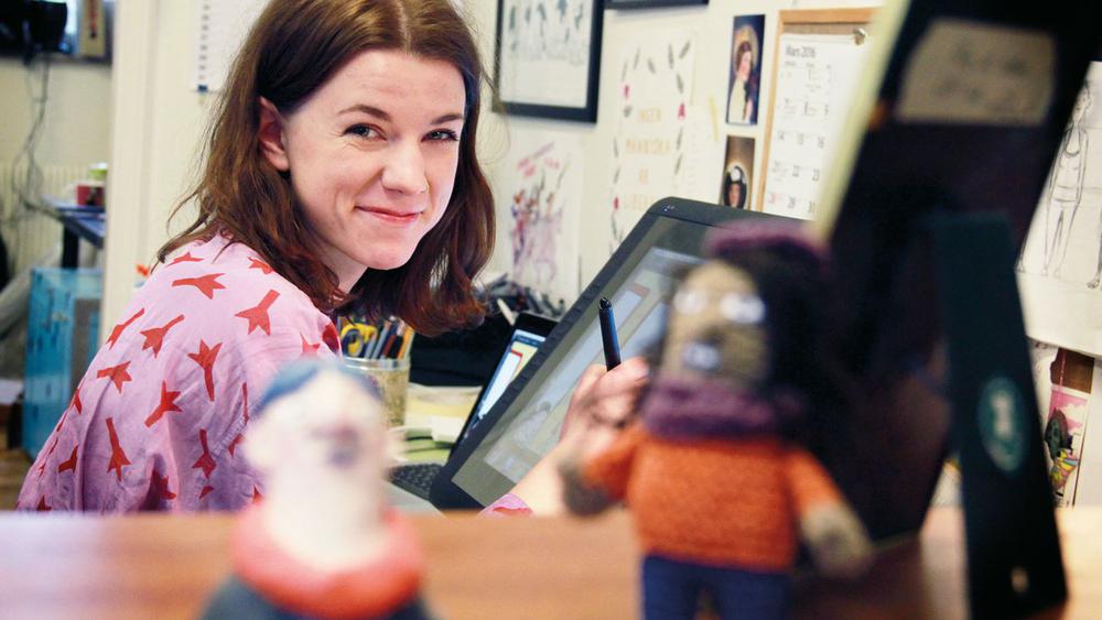 Ellen Ekman har ett tecknat alter ego | Dagens ETC