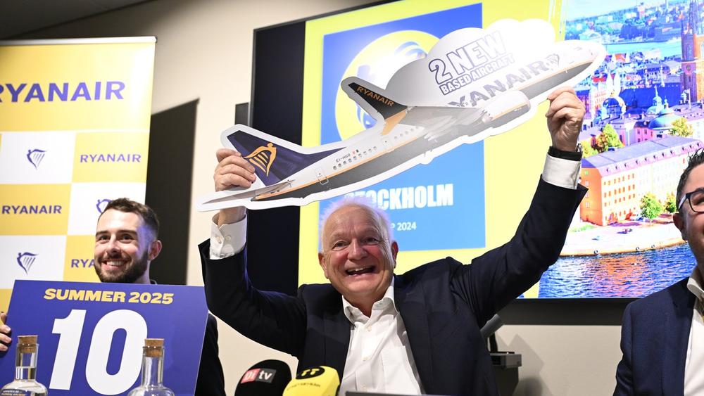 Efter slopade flygskatten – Ryanair storsatsar i Sverige | Dagens ETC