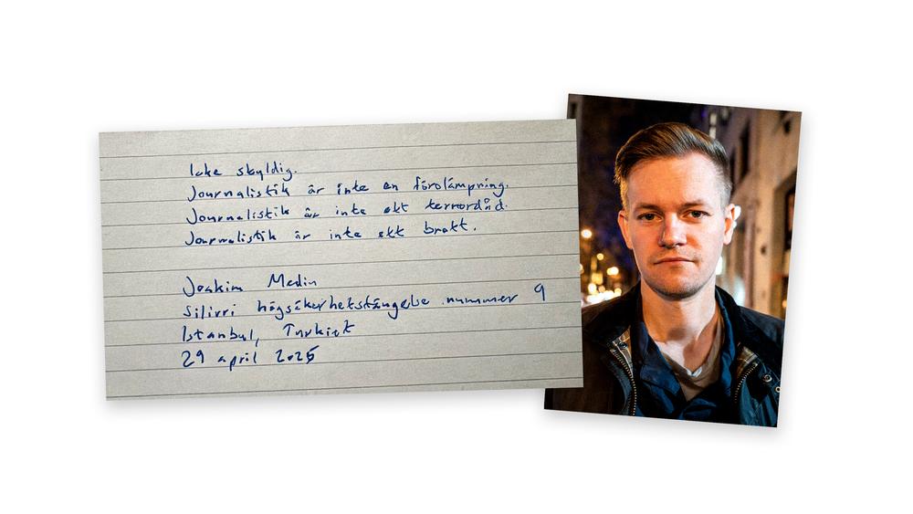 Joakim Medins hälsning inför rättegången: ”Icke skyldig” | Dagens ETC